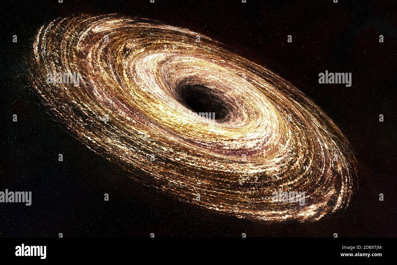 Black Hole In A Computer Screen