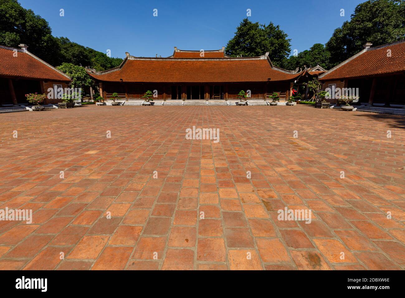 The Literature Temple of Hanoi in Vietnam Stock Photo - Alamy