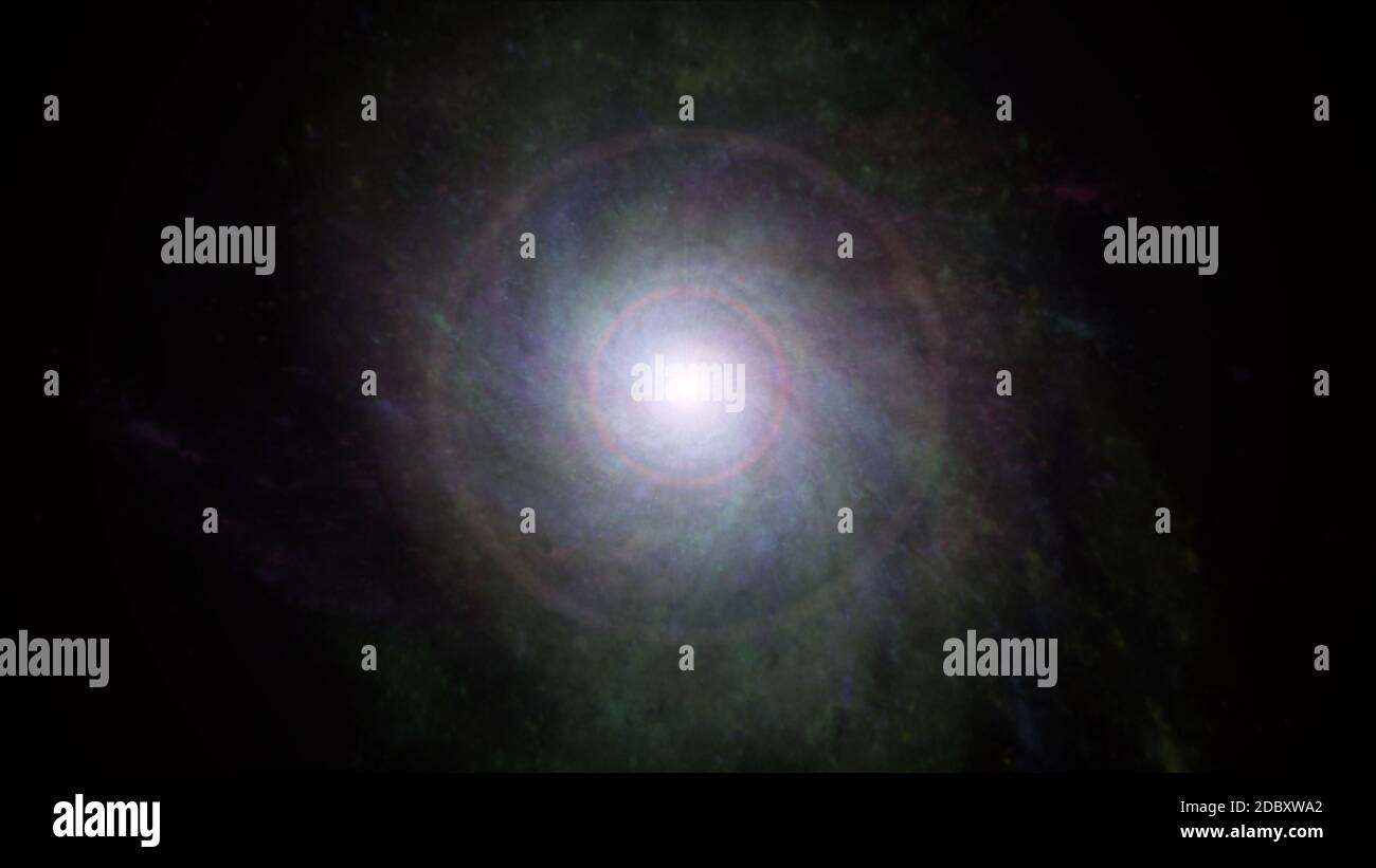 cosmos galaxy nebula ray light 3d illustration render Stock Photo - Alamy