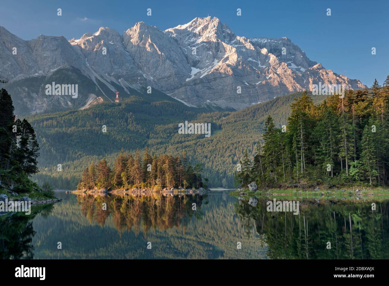 geography / travel, Germany, Bavaria, Eibsee (lake) outside of ...