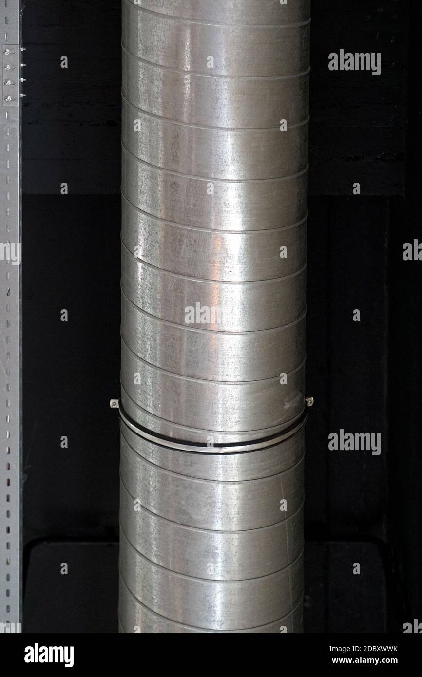 Duct pipe ventilation for air flow Stock Photo - Alamy