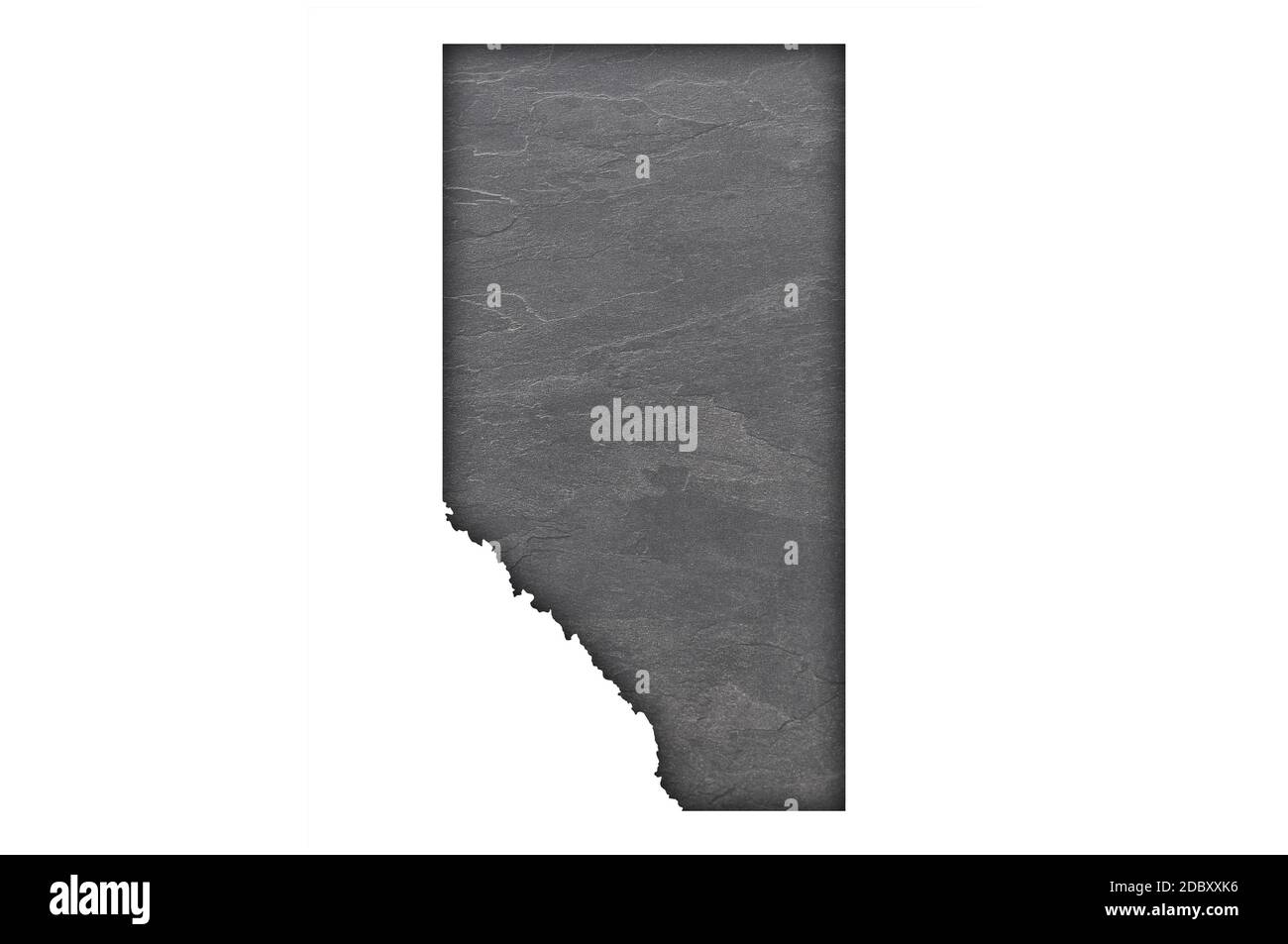 Map of Alberta on dark slate Stock Photo - Alamy