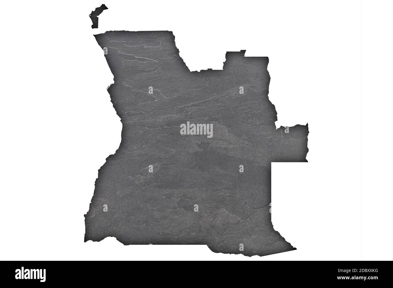 Angola outline map Cut Out Stock Images & Pictures - Alamy