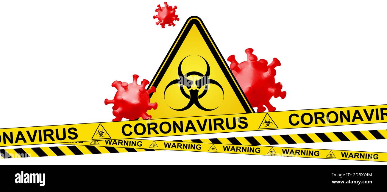 Stop coronavirus and quarantine concept. 3D medical illustration Stock ...