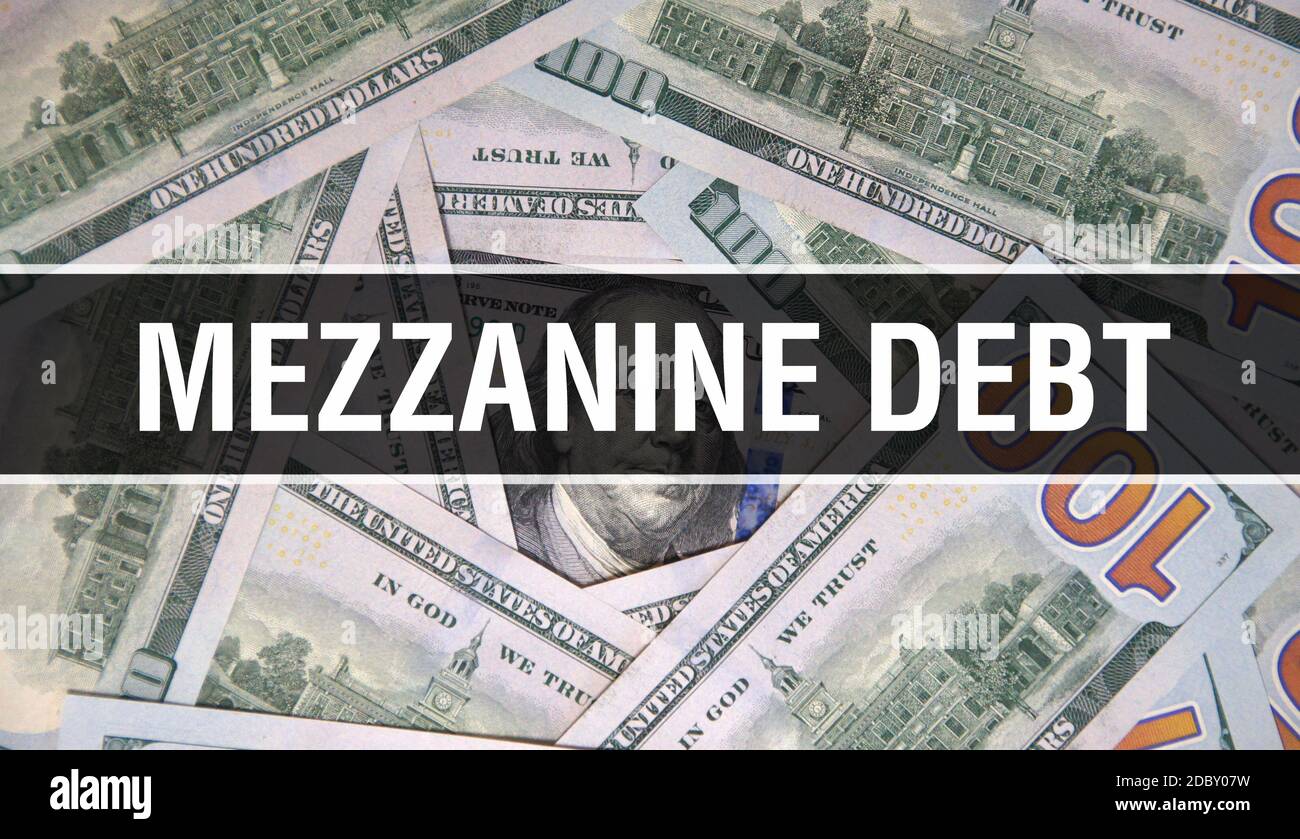 Mezzanine Fund text Concept Closeup. American Dollars Cash Money,3D ...