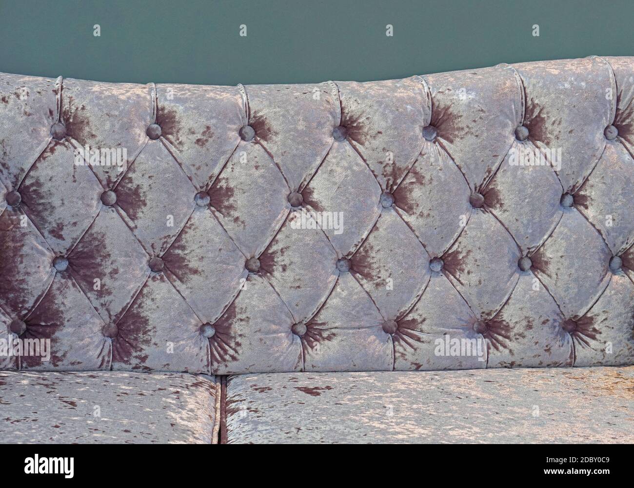 Plush sofa backrest upholstery pattern Stock Photo - Alamy