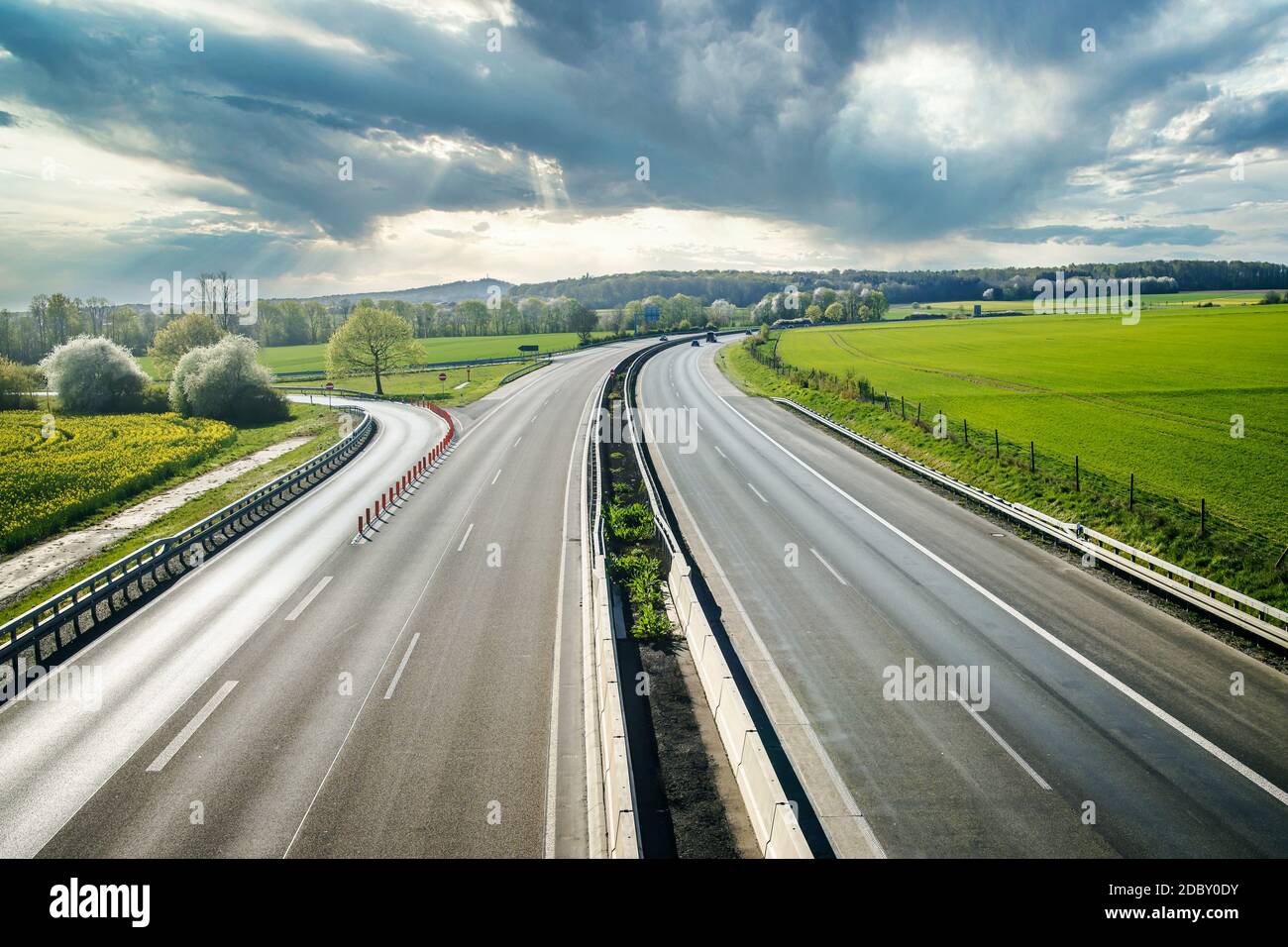 Germany autobahn straight hi-res stock photography and images - Alamy