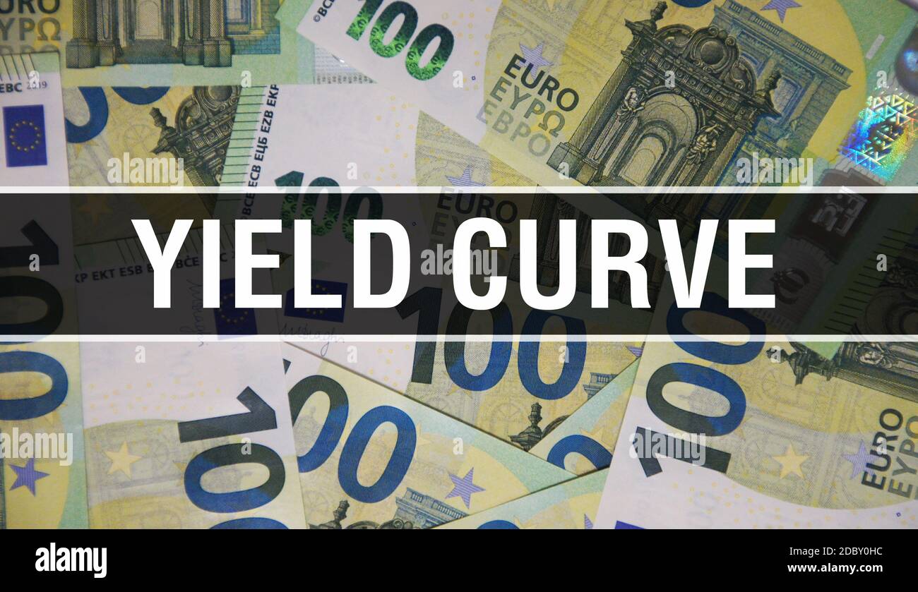 Yield Curve text Concept Closeup. American Dollars Cash Money,3D ...
