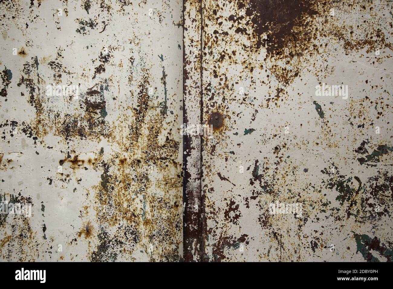 Detail of an abandoned and rusty metal, destruction and ruin Stock ...