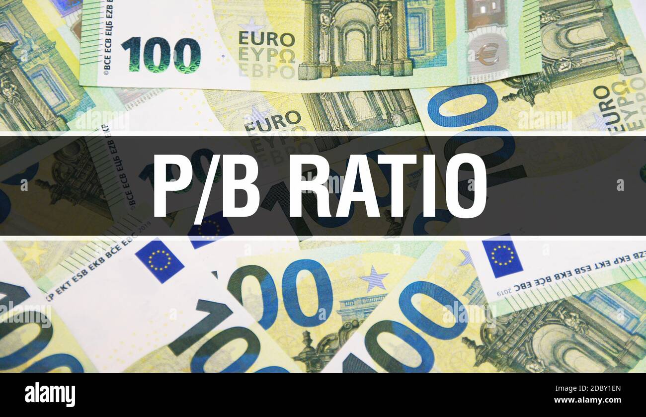 P/B Ratio text Concept Closeup. American Dollars Cash Money,3D ...