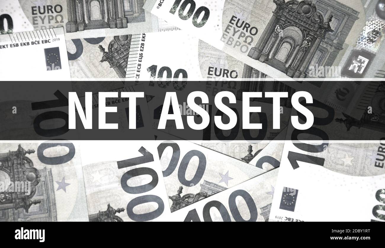 Net Assets text Concept Closeup. American Dollars Cash Money,3D ...