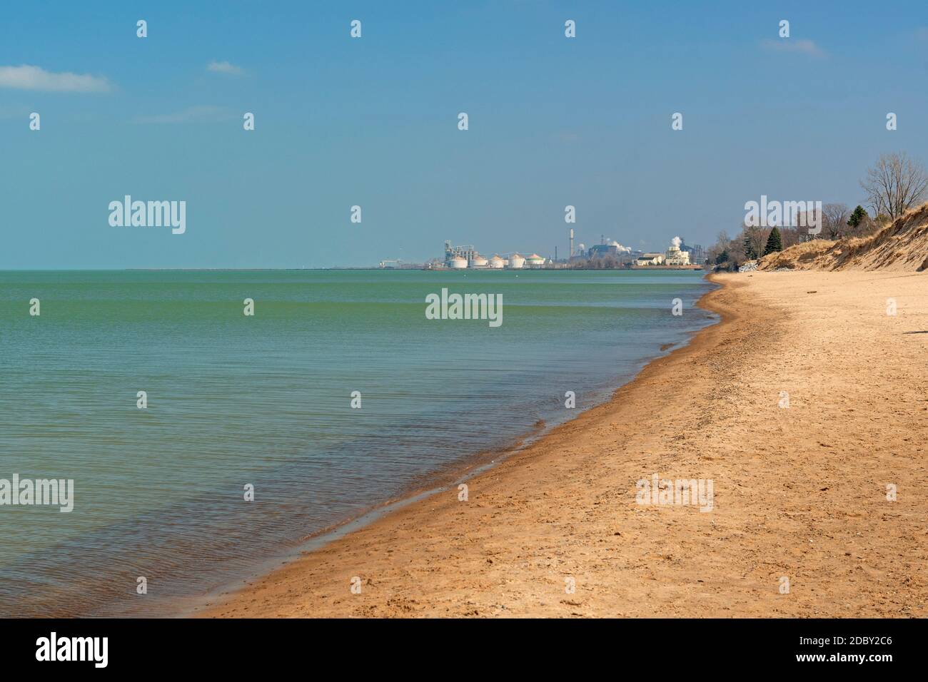 Sand, Steel Mills, and Lakeshore at Indiana Dunes National Park in ...