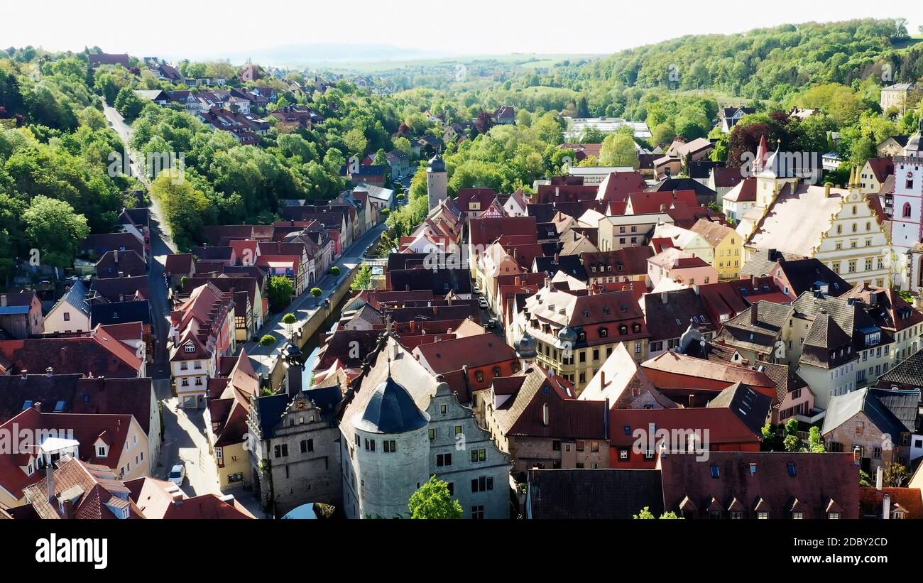 Marktbreit is a city on the Main with many sights Stock Photo - Alamy