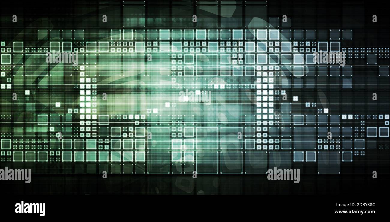 Data Stream of Internet Digital Information Moving Stock Photo - Alamy