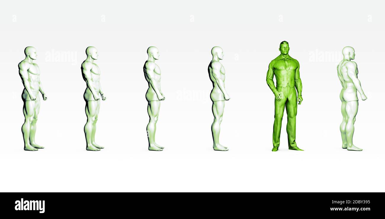 Standing Out Corporate Professional as a Business Concept Stock Photo ...