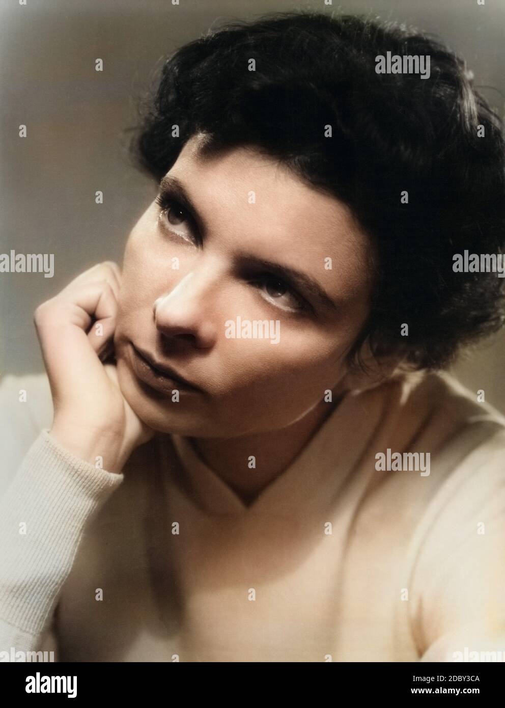 Agnes Fink, deutsch schweizerische Schauspielerin, Deutschland um 1956 ...