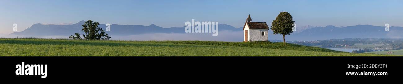 geography / travel, Germany, Bavaria, chapel on the Aidlinger Hoeh post ...