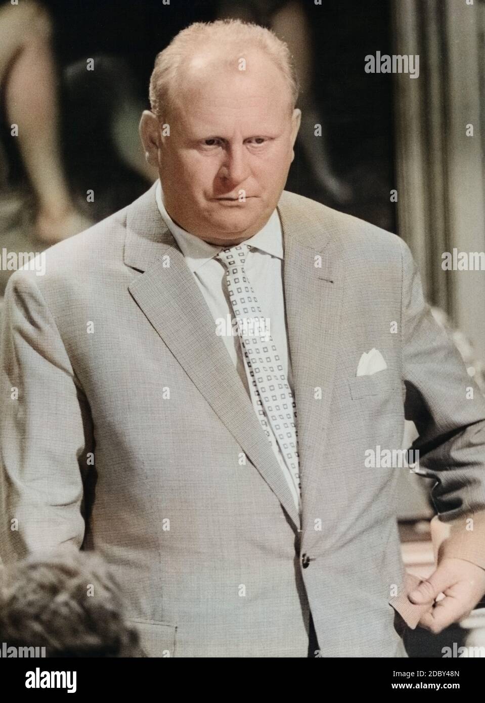 Gert Fröbe, deutscher Schauspieler, Deutschland frühe1960er Jahre ...