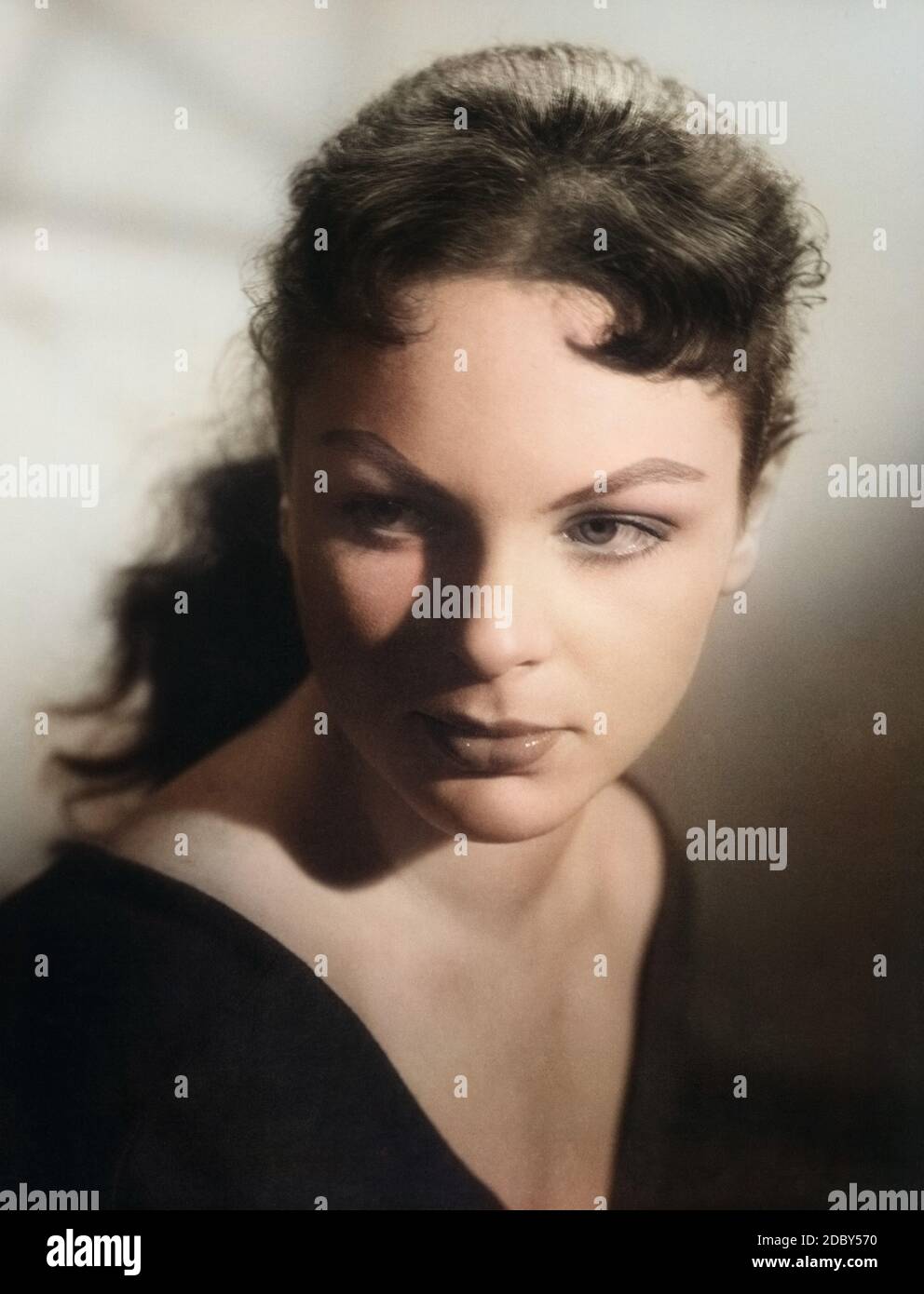 Annette Grau, deutsche (?) Schauspielerin, Deutschland um 1959. German ...