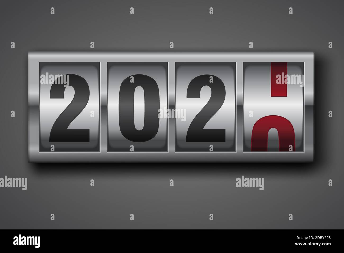 New year counter change Stock Vector Images - Alamy