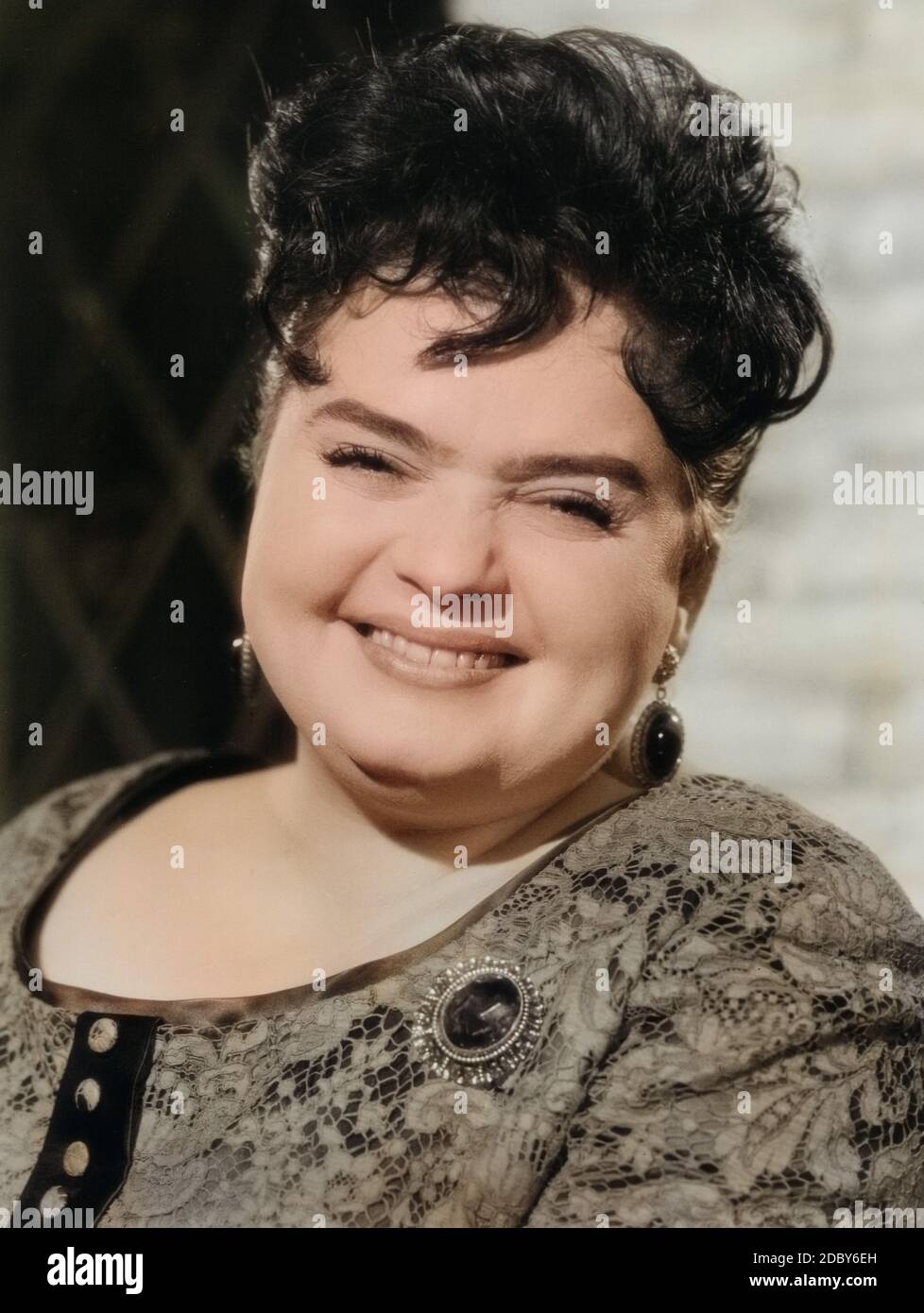 Trude Herr, deutsche Volksschauspielerin, Deutschland frühe 1960er ...