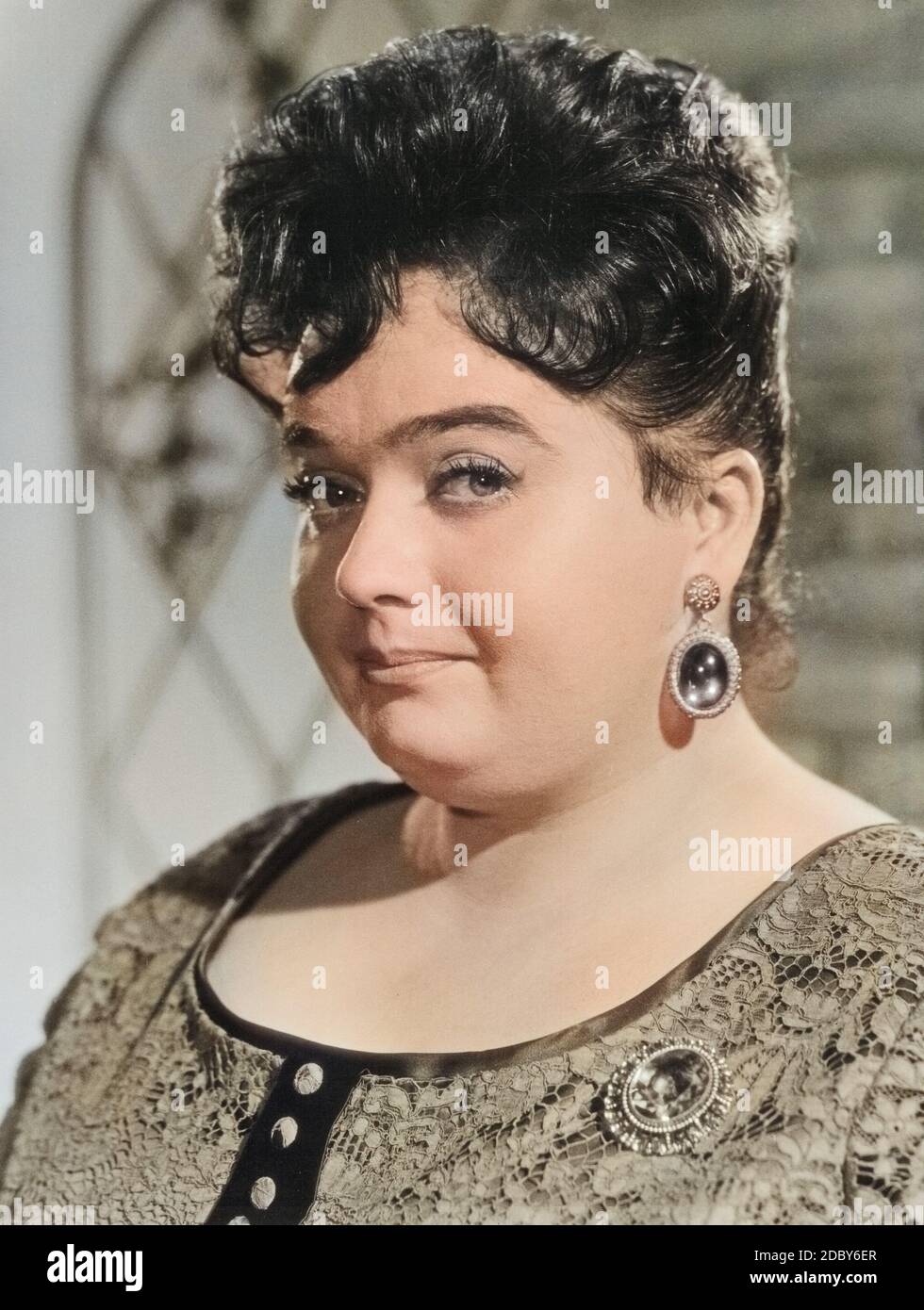 Trude Herr, deutsche Volksschauspielerin, Deutschland frühe 1960er ...