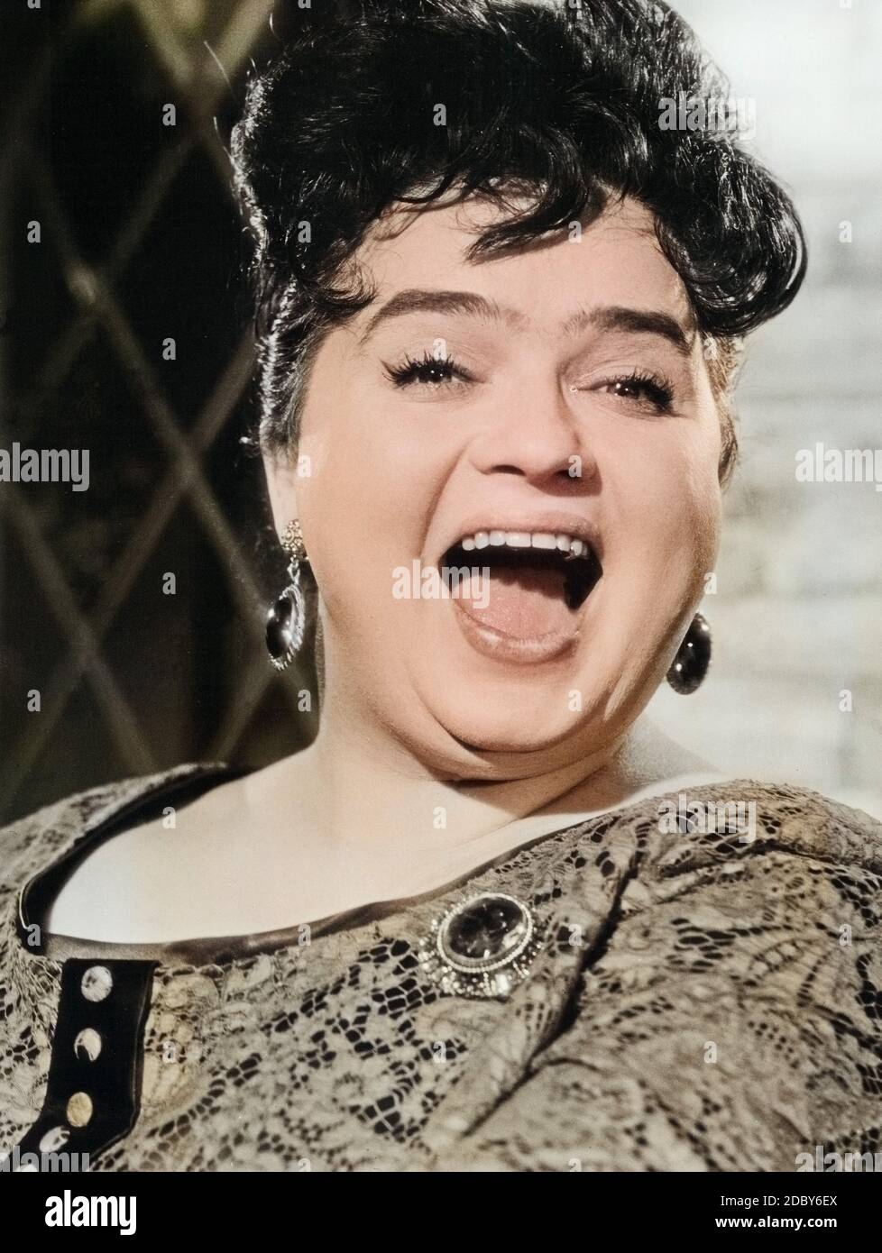 Trude Herr, deutsche Volksschauspielerin, Deutschland frühe 1960er ...