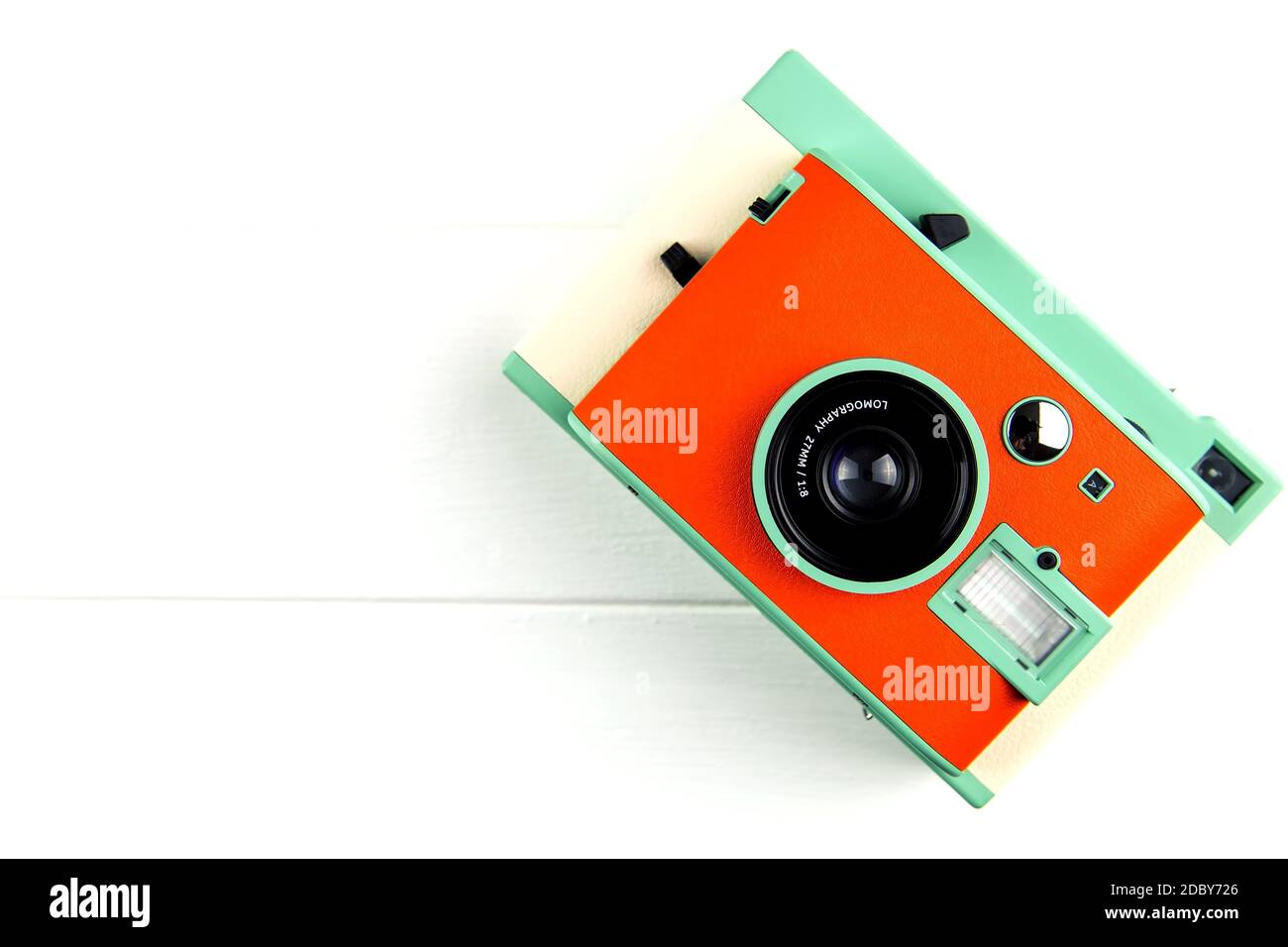 various vintage old colorful cameras Stock Photo - Alamy