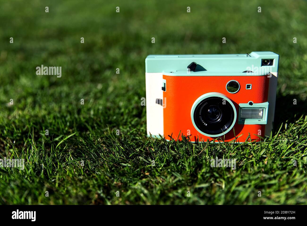 various vintage old colorful cameras Stock Photo - Alamy