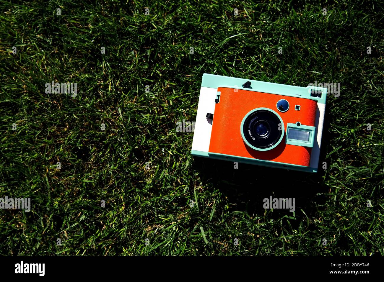 various vintage old colorful cameras Stock Photo - Alamy