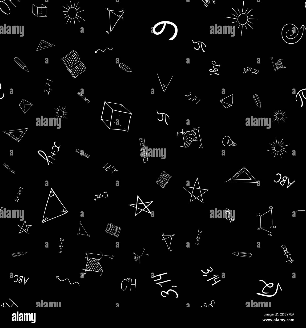 Doodles formula mathematics math hi-res stock photography and images ...