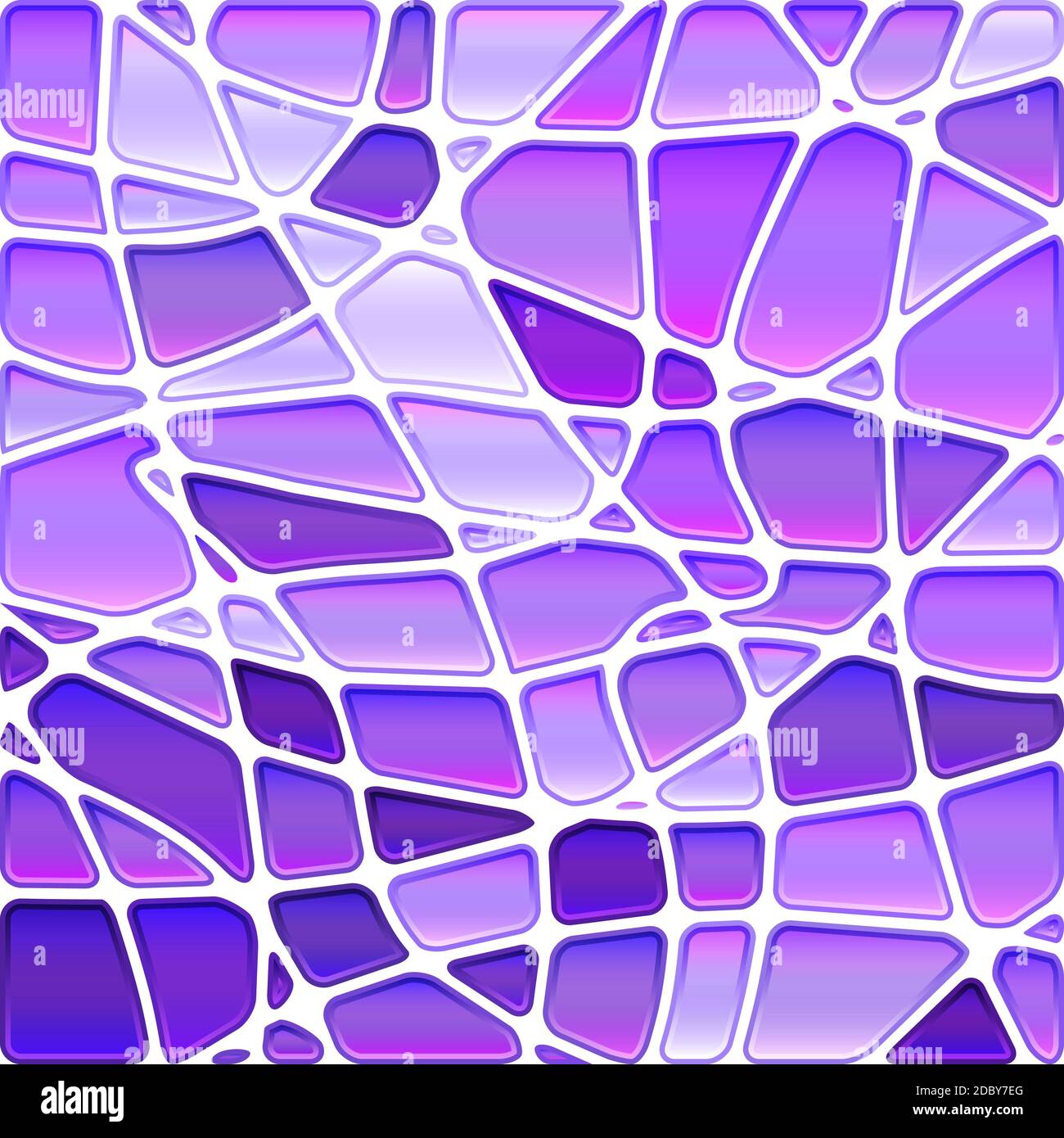 abstract stained-glass mosaic background - purple and violet Stock ...