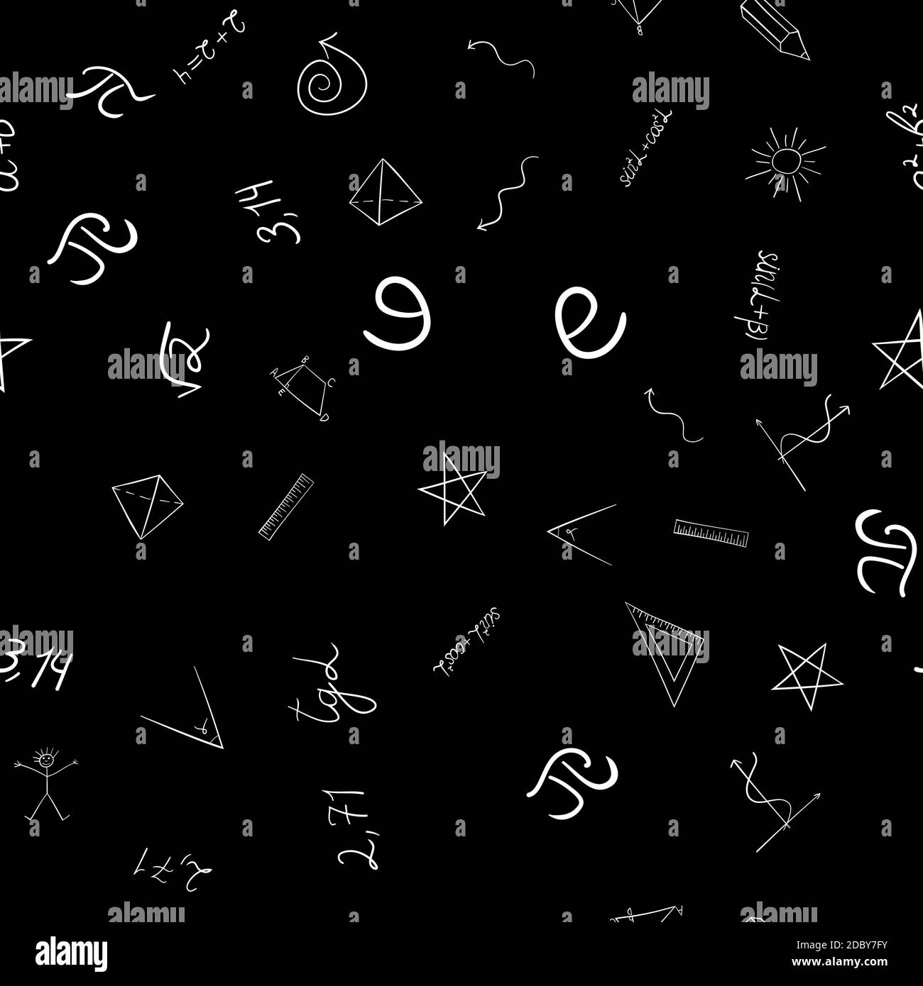 Seamless study pattern hi-res stock photography and images - Alamy