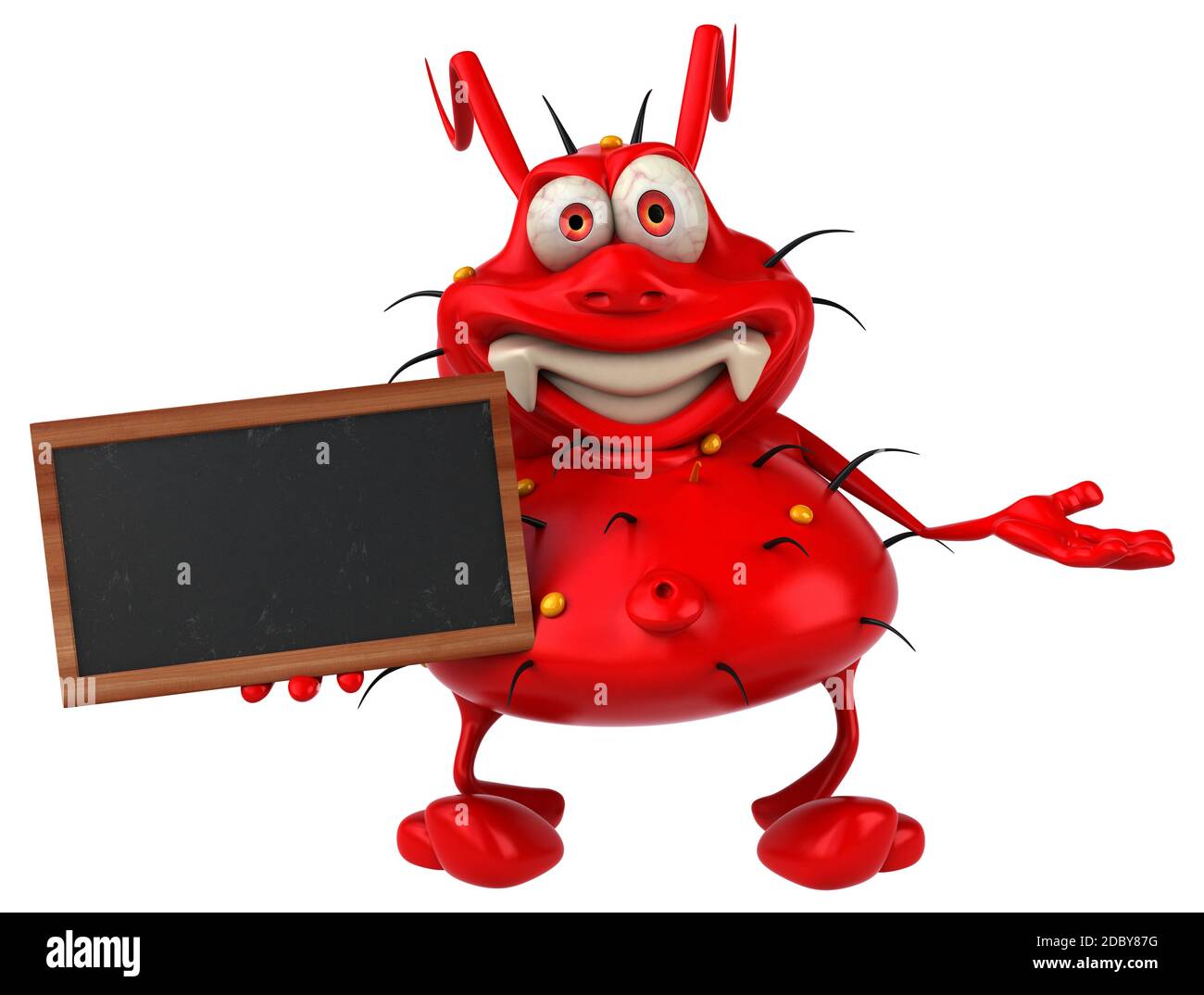 Fun 3d germ monster cartoon hi-res stock photography and images - Alamy