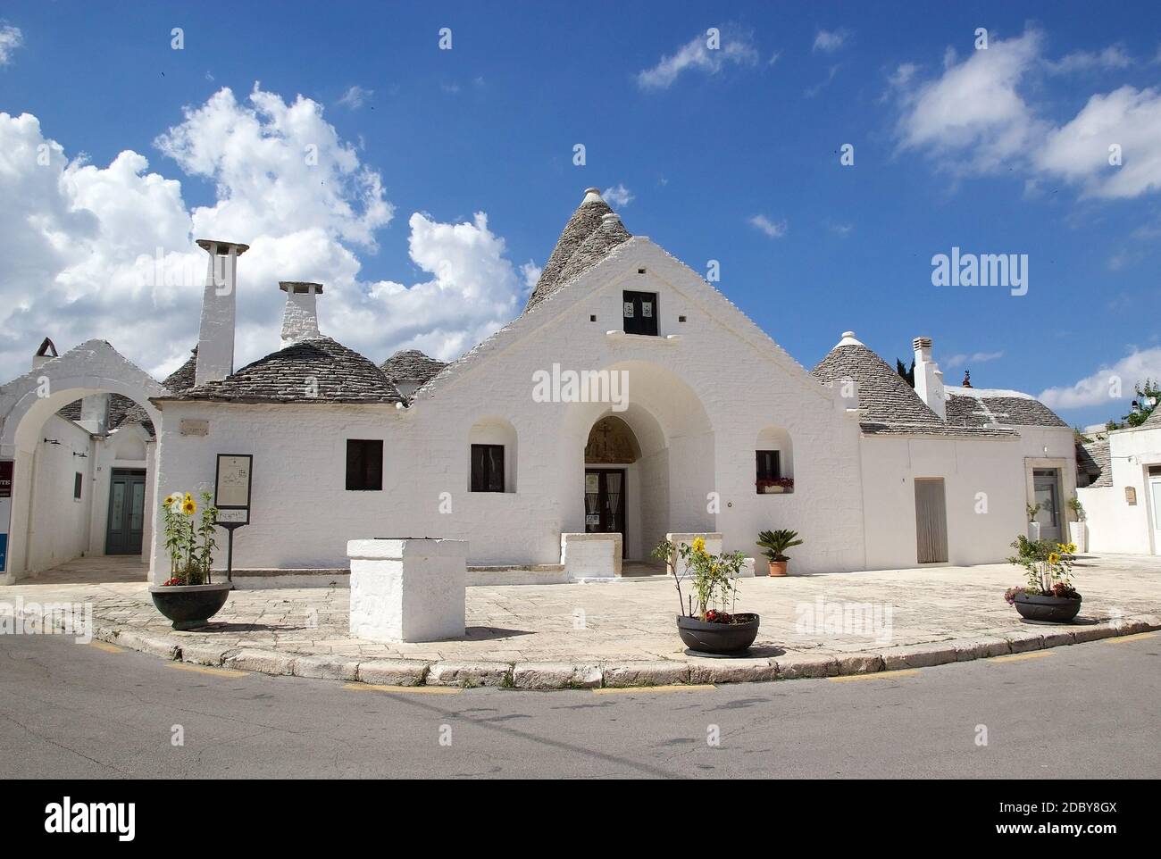 Trullo Sovrano at Alberobello, Apulia, Italy. Trullo Sovrano is built ...