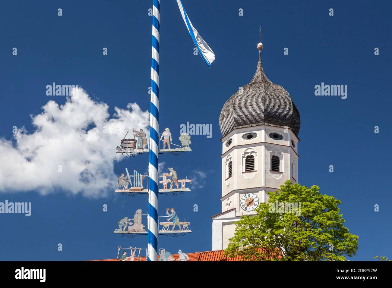 geography / travel, Germany, Bavaria, Andechs, parish church St. Vitus ...