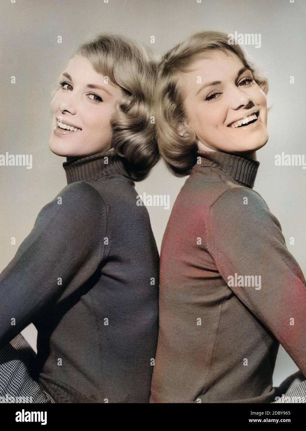 Alice und Ellen Kessler, die Kessler Zwillinge, Sängerinnen und ...