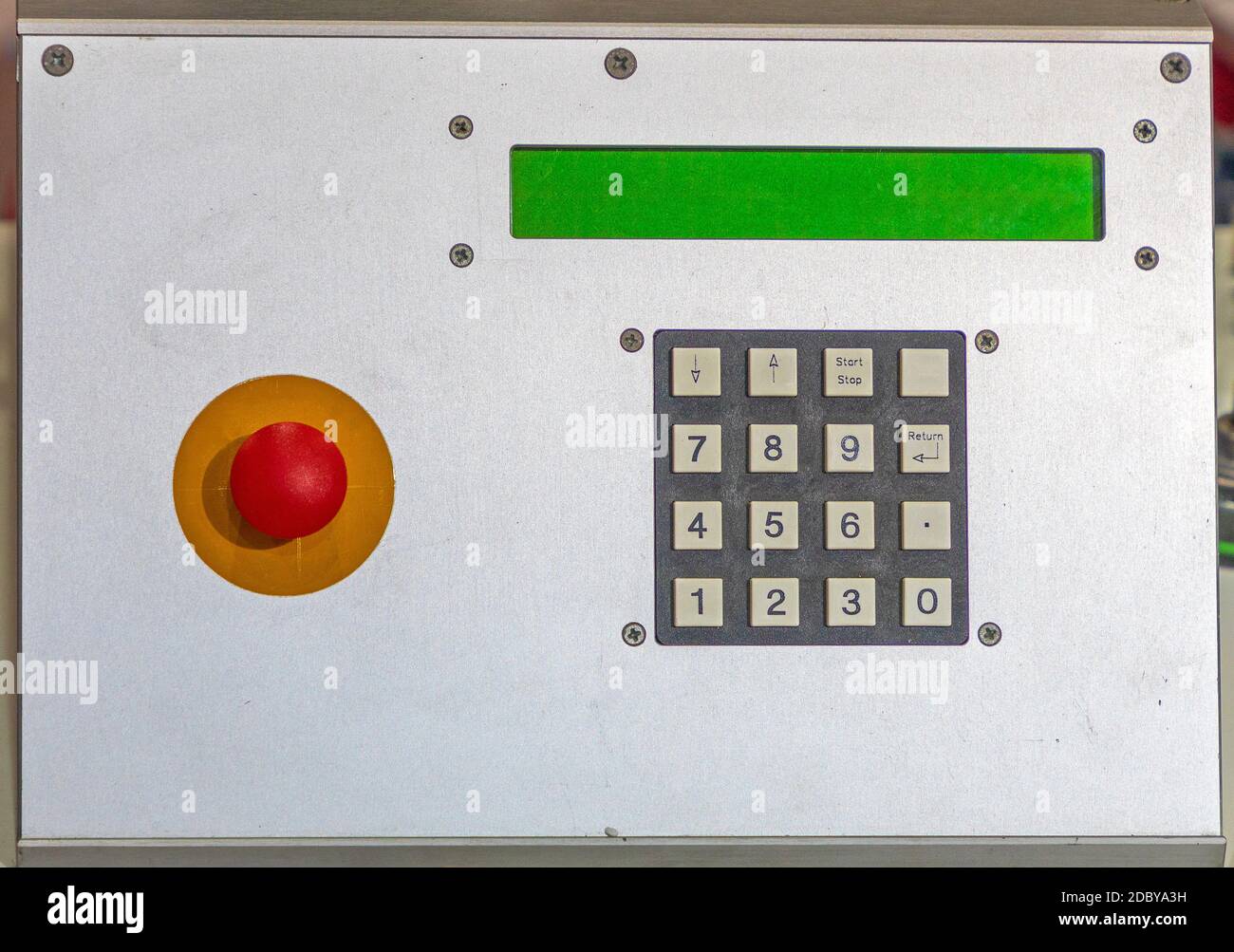 Alarm System Panic Button Numeric Pad Unit Stock Photo - Alamy