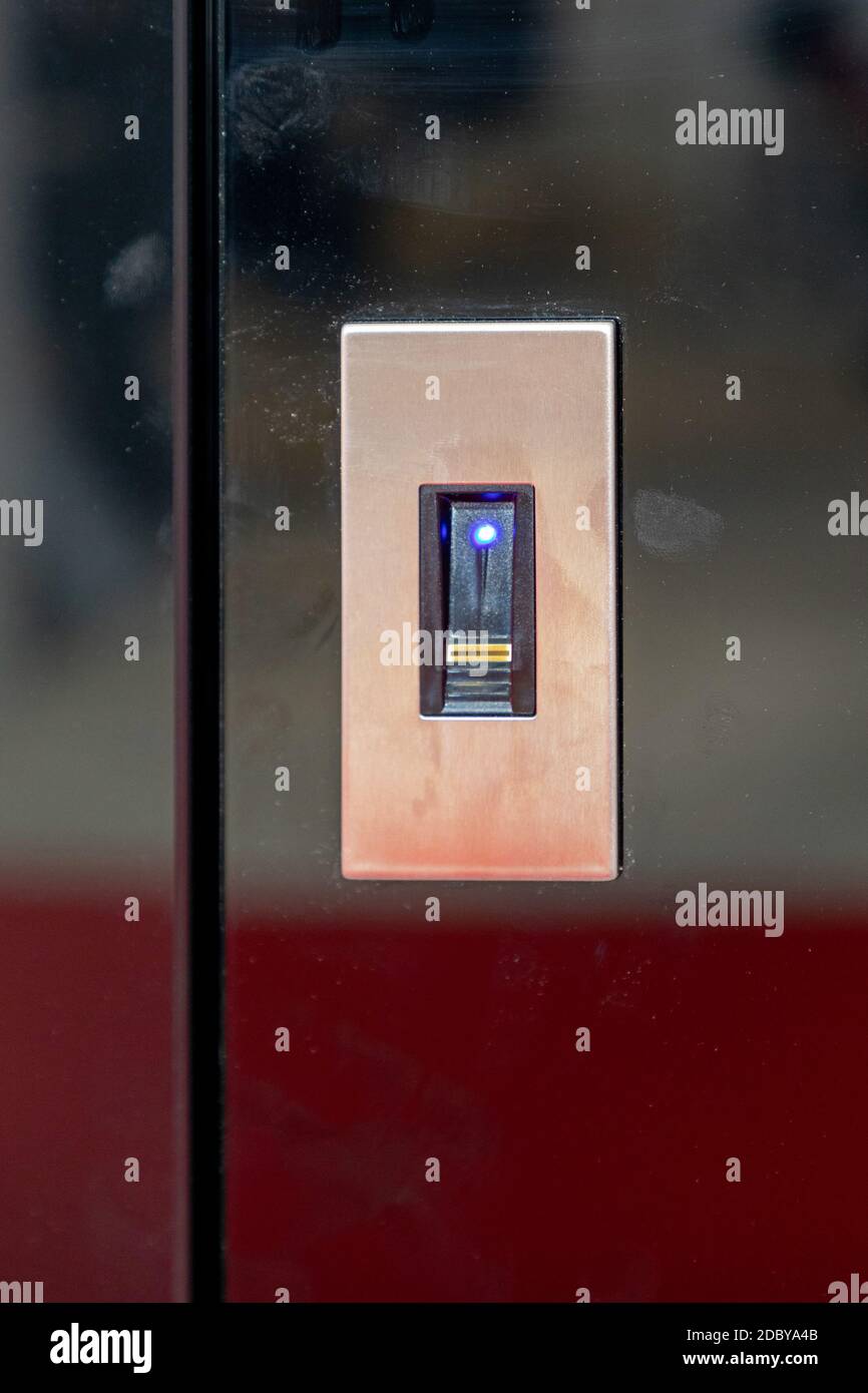 Fingerprint Sensor Security Access Tech Protection Stock Photo - Alamy