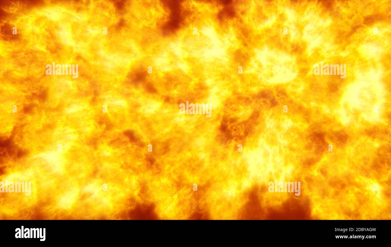 fire abstract flame background explosion, 3d render illustration Stock ...