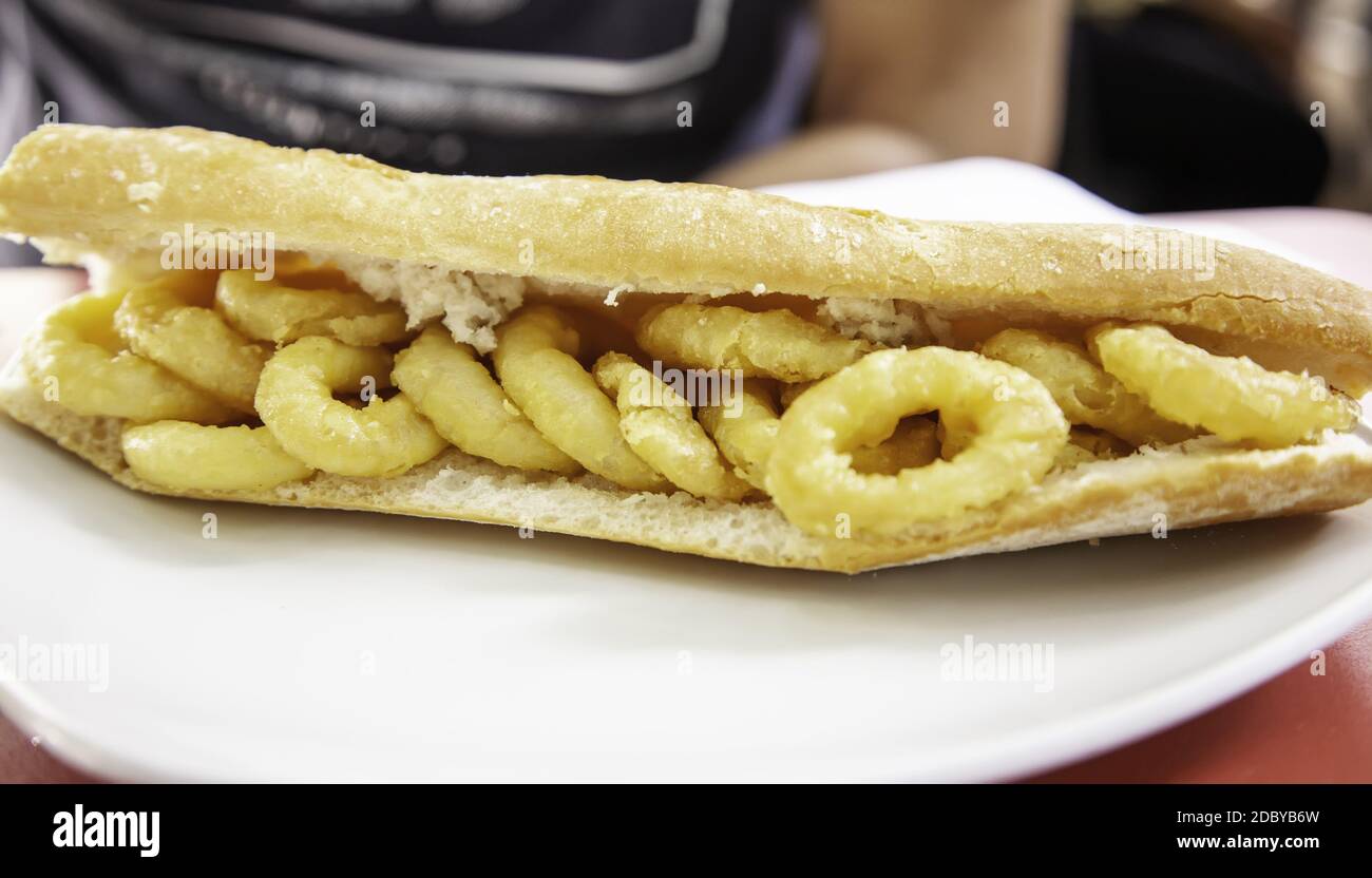 Typical Spanish lunch or tapas, healthy Mediterranean food Stock Photo ...