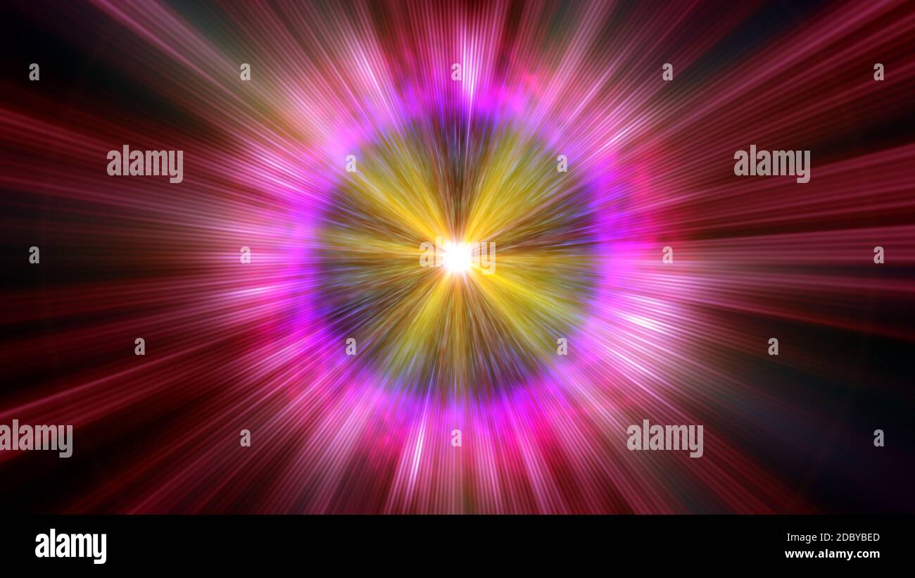 star ray light in space. render illustration Stock Photo - Alamy