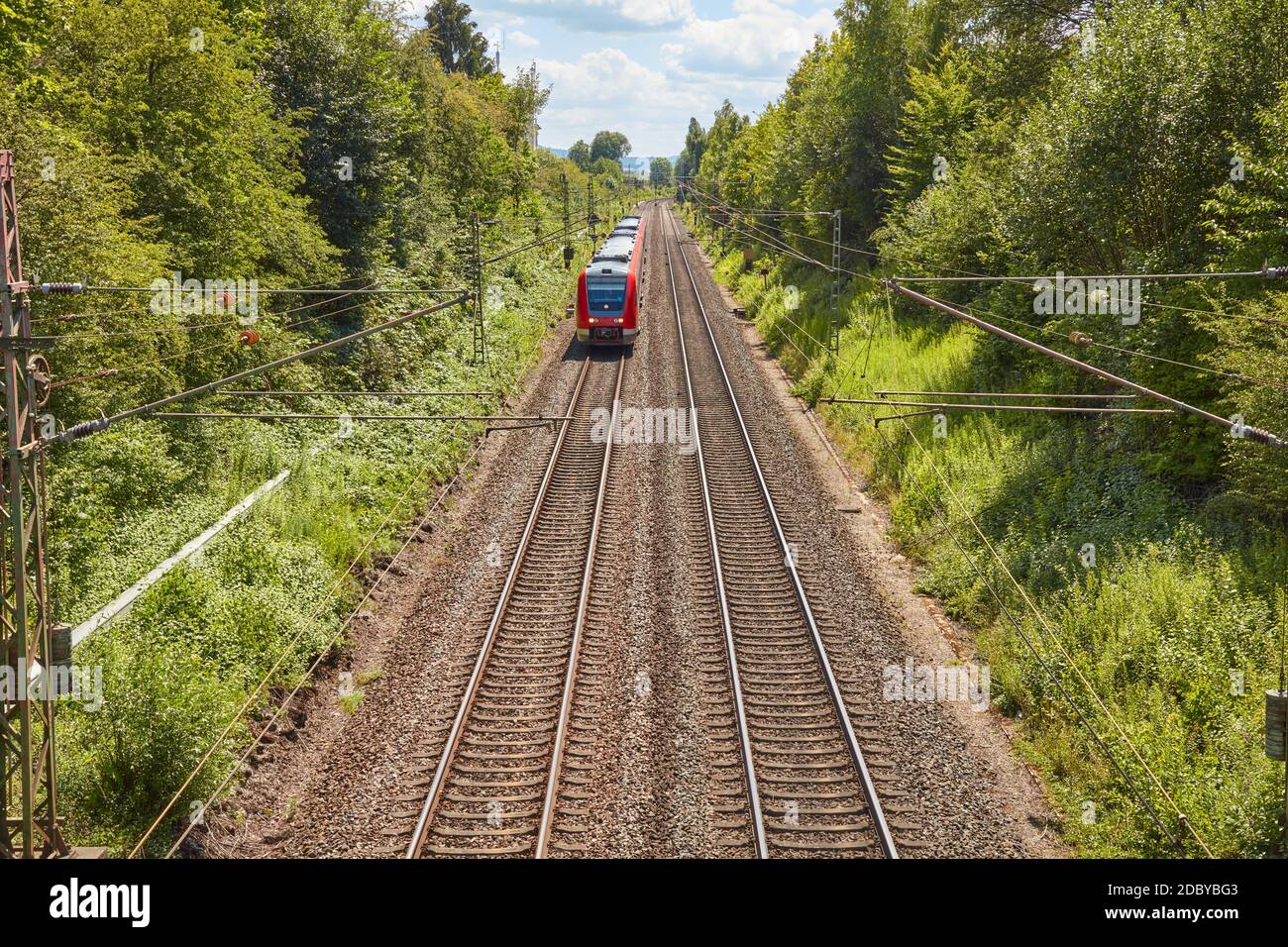 Railway track with freight traffic hi-res stock photography and images ...