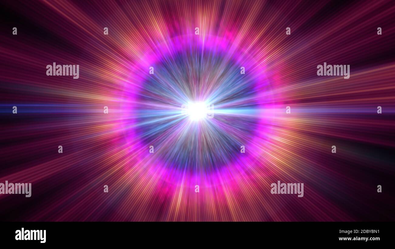 Animation sun rays in space hi-res stock photography and images - Alamy