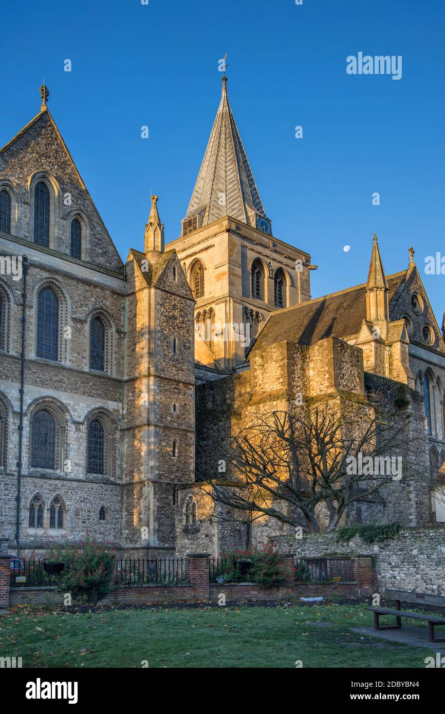 rochester cathedral in rochester kent Stock Photo - Alamy