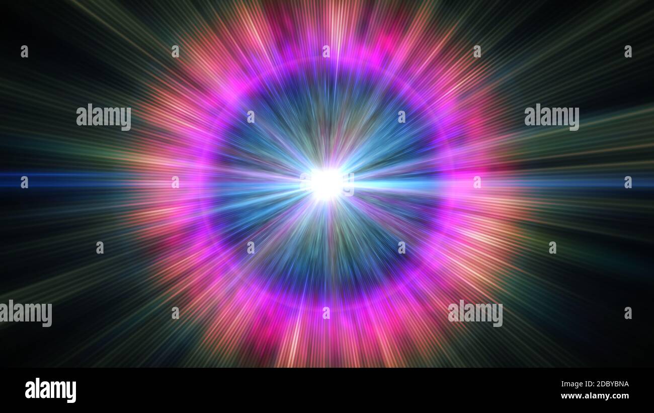 Animation sun rays in space hi-res stock photography and images - Alamy