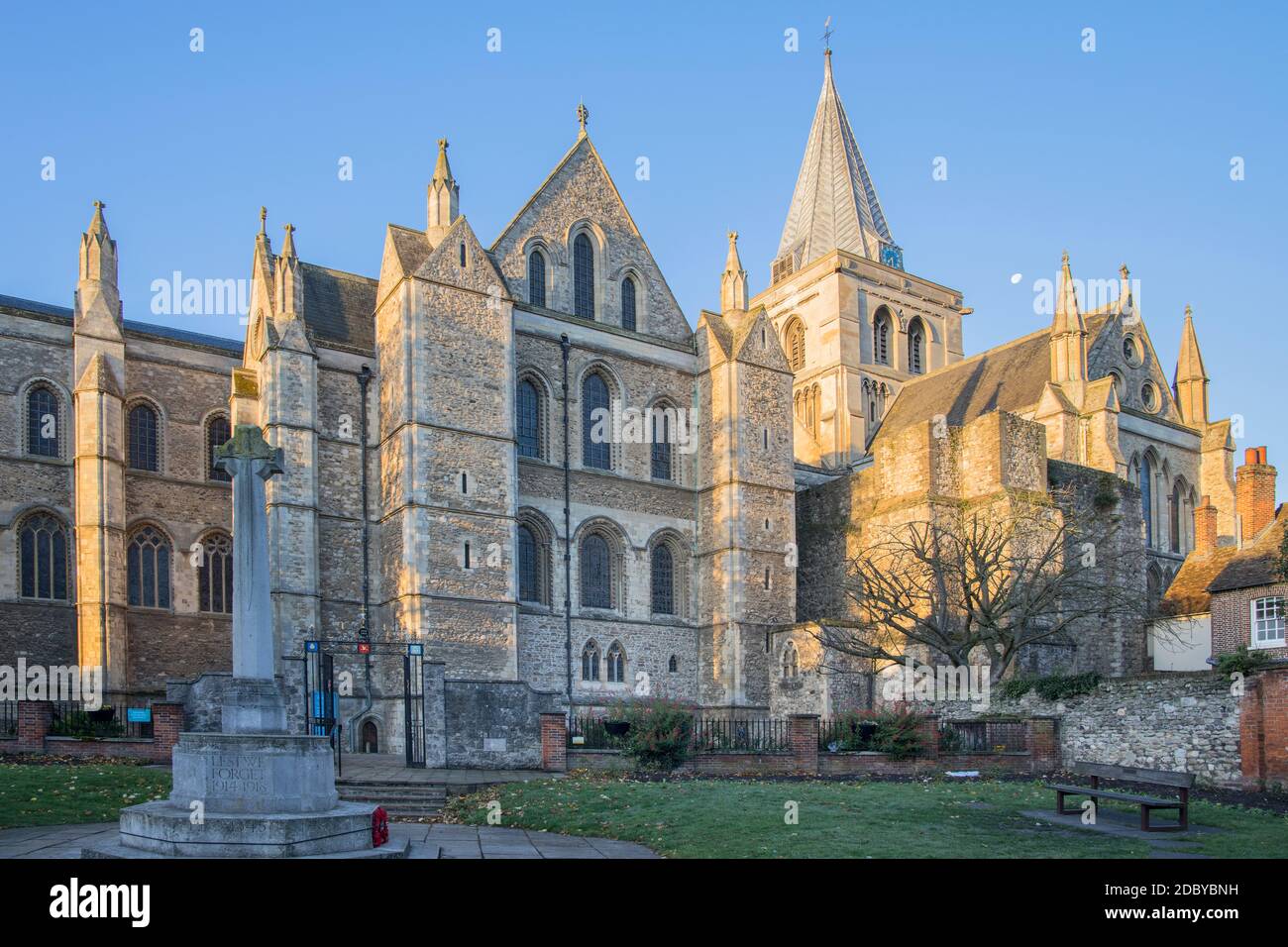 rochester cathedral in rochester kent Stock Photo - Alamy