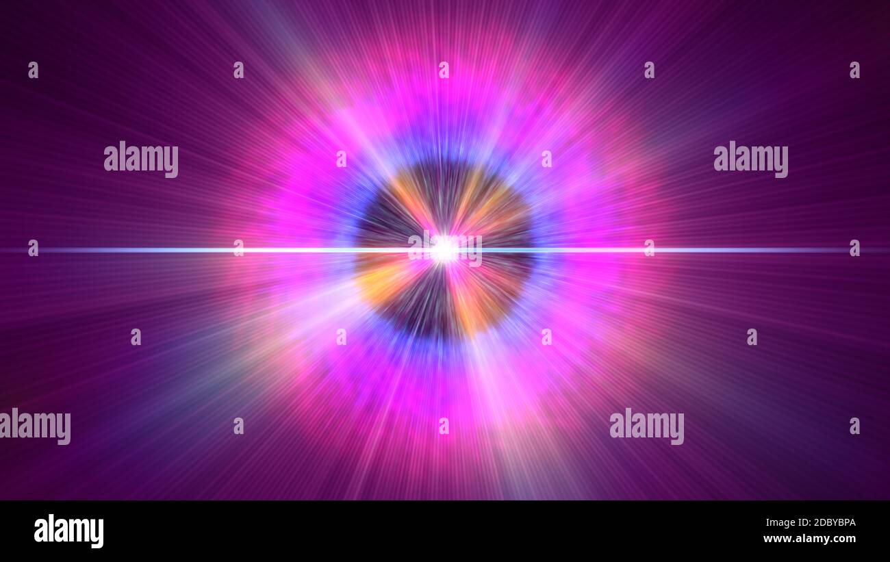 Animation sun rays in space hi-res stock photography and images - Alamy