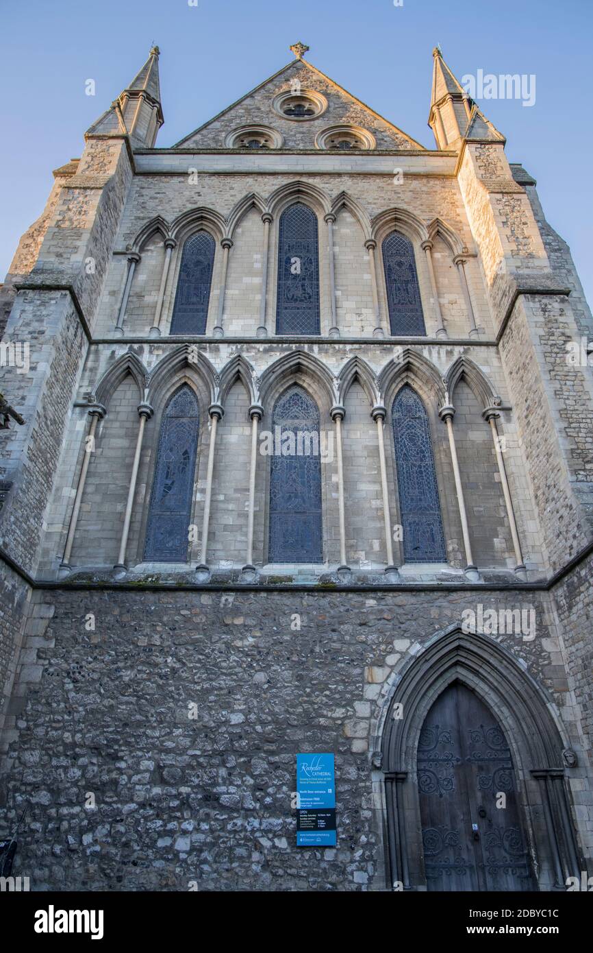 rochester cathedral in rochester kent Stock Photo - Alamy