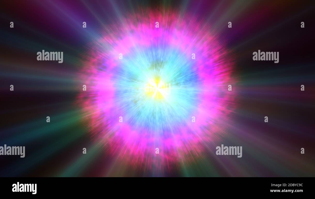 Animation sun rays in space hi-res stock photography and images - Alamy